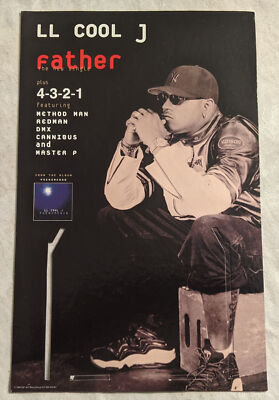 Rap Promo In-Store-Display LL COOL J - Father - Method Man DEF JAM 1998 ...