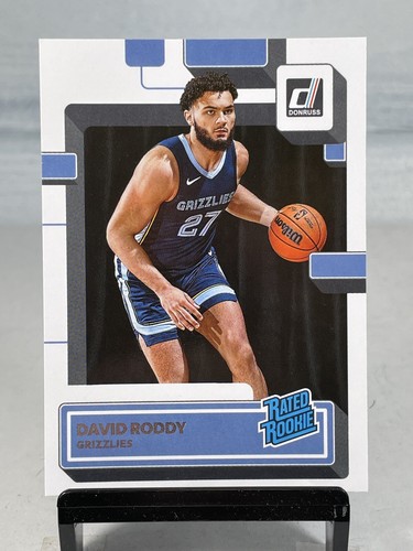 2022-23 Panini Donruss Rated Rookie David Roddy #223 RC Memphis ...