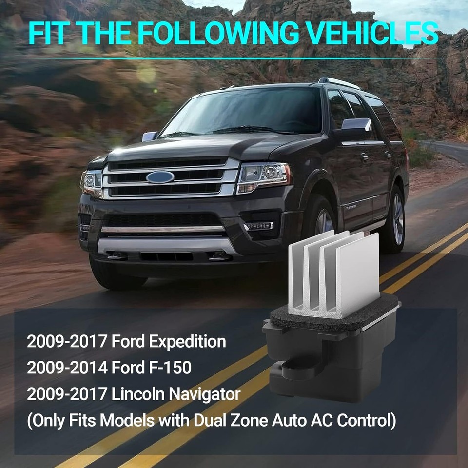 Heater Fan HVAC AC Blower Motor Resistor Control Module For Ford F150 ...