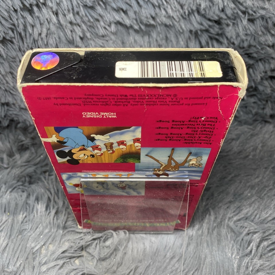 Disney’s Very Merry Christmas Songs VHS Tape 1988 Sing Along Songs ...