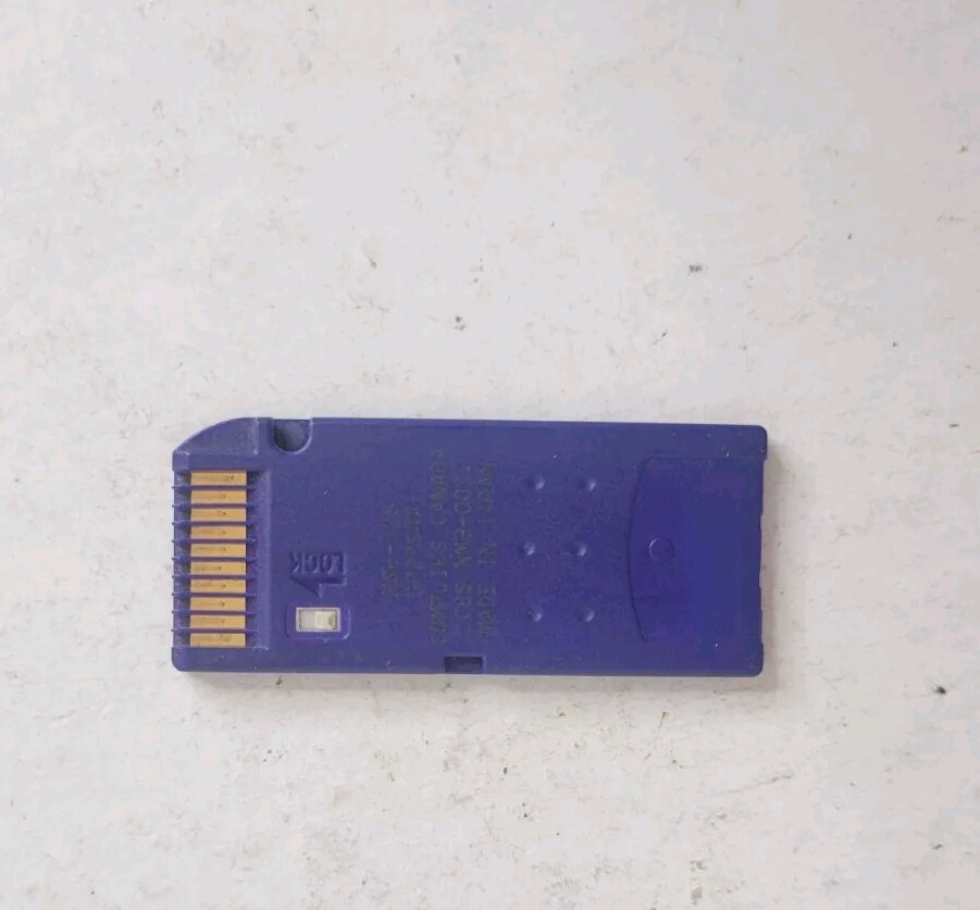 Genuine Sony 128MB Memory Stick card MSH-128 MagicGate for Old Cameras ...