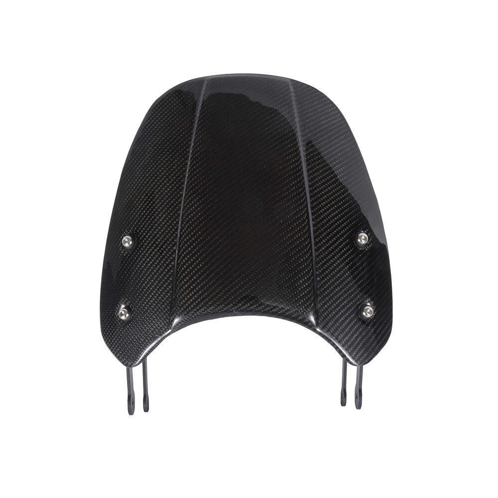 For Triumph BONNEVILLE T100 T120 Thruxton Carbon Fiber Windscreen ...