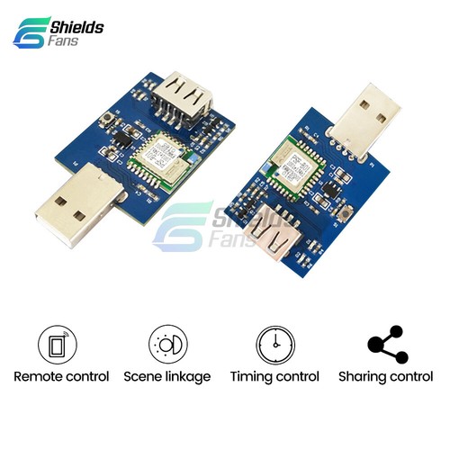 5V USB Smart 2.4G WIFI Wireless Timer Switch Relay Module App Remote ...