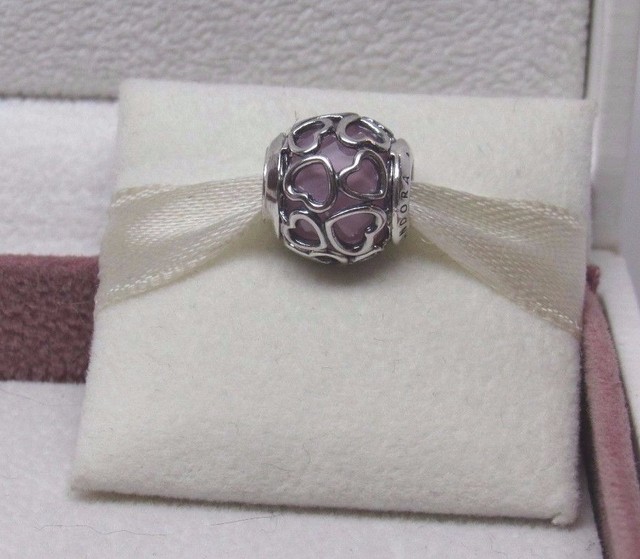 Authentic PANDORA Encased in Love Charm Pink CZ 792036PCZ for sale ...