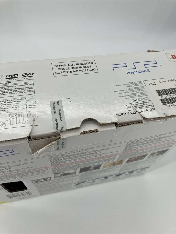 Sony PlayStation 2 PS2 Slim SCPH-77001 Game System Console BOX ONLY | eBay