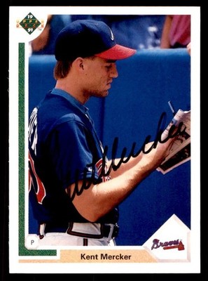 1991 Upper Deck Baseball #642 Kent Mercker Signed Autograph (no COA) | eBay