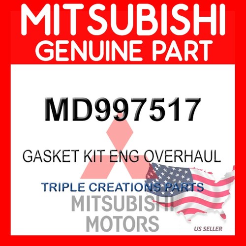 Genuine OEM Mitsubishi MD997517 GASKET KIT ENG OVERHAUL | eBay