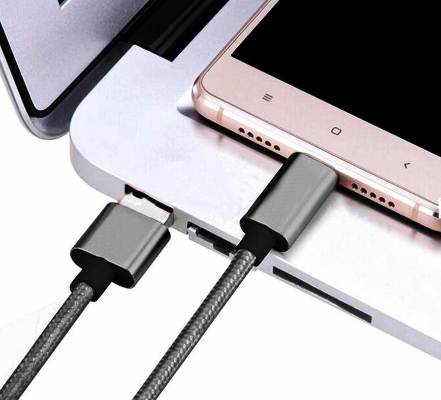2X USB-C Datenkabel USB Typ C Kabel Aluminium Auflader Cable für Huawei ...
