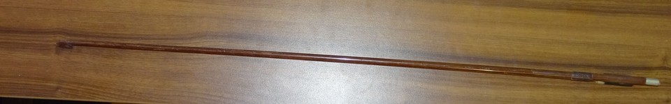 OLD LABELLED VIOLIN BOW labelled BAUSCH CZECHOSLOVAKIA - FOR RENOVATION ...