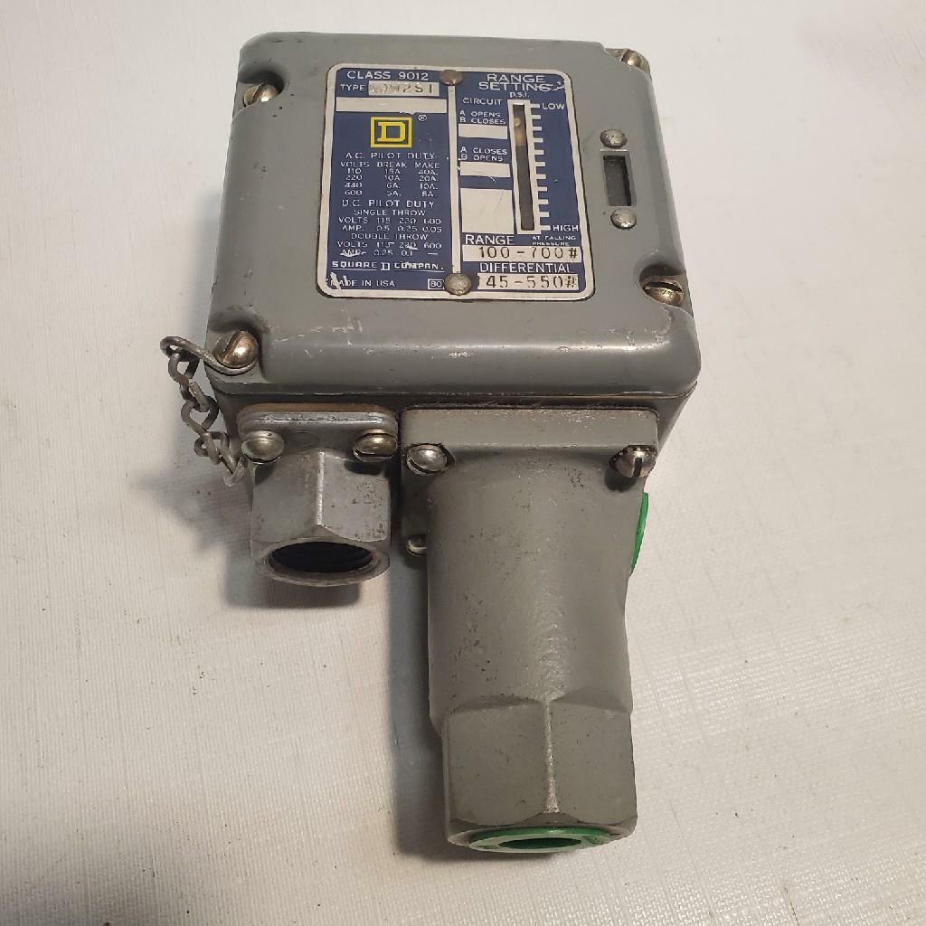 ADW2S1 Square D Pressure Switch NOS 100 - 700 PSI - energypolicyturkey.com
