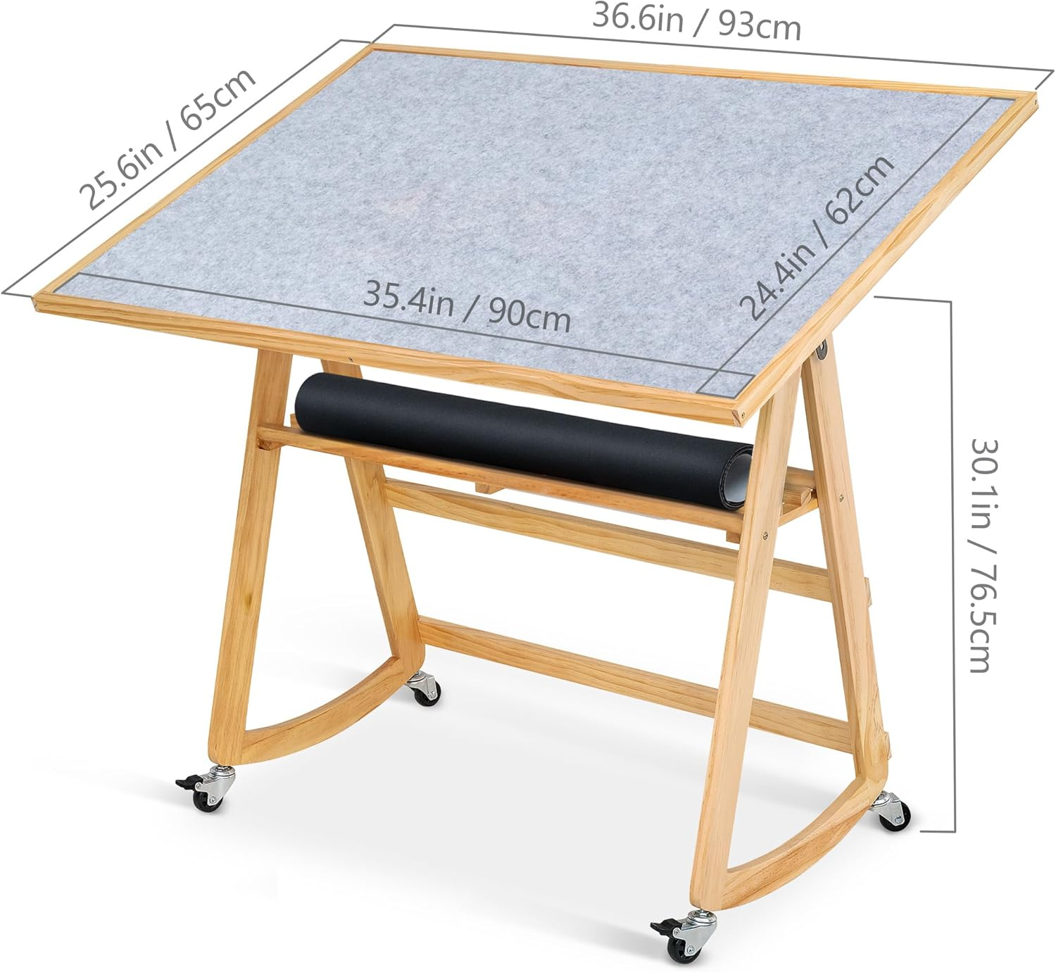 1500 Piece Tilting Puzzle Table with Legs & Cover Mat, Adjustable ...