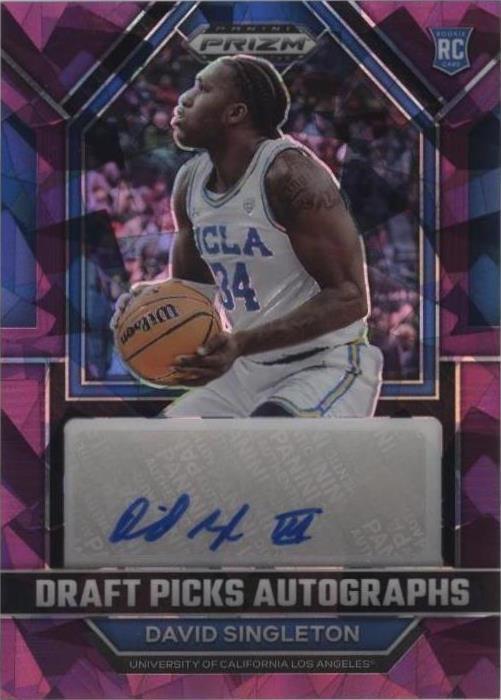 2023 Panini Prizm Draft Picks - Draft Picks Autographs David Singleton ...