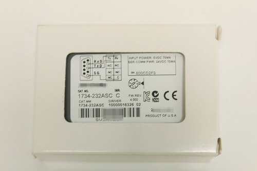 1734-232ASC AB Point I/O ASCII Interface Module - NEW IN BOX 1734232ASC ...