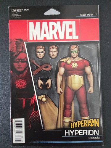 HYPERION #1 (2016) MARVEL COMICS JT CHRISTOPHER ACTION FIGURE VARIANT ...