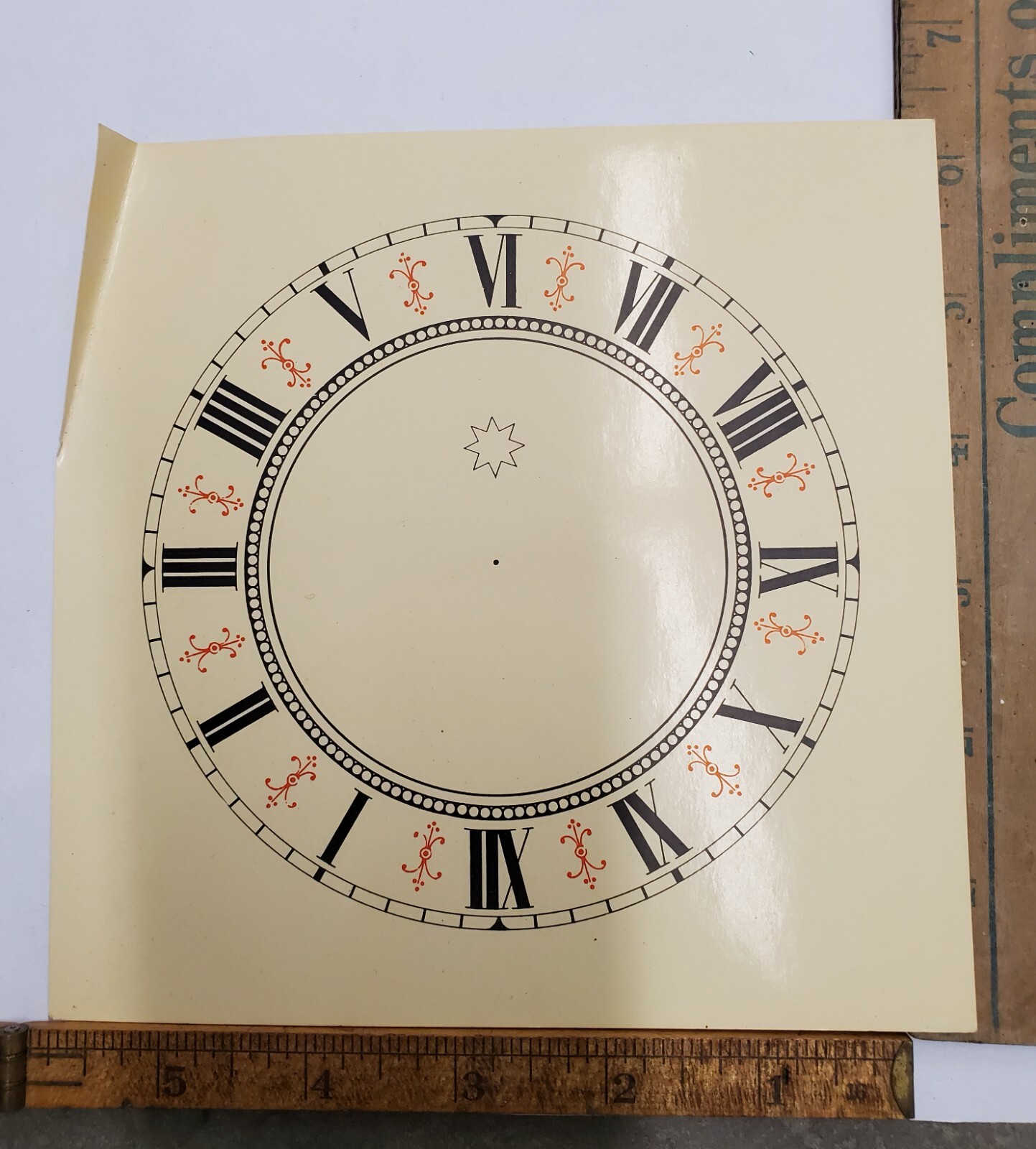 Replacement Clock Faces Paper Dial 5 - 7" Ansonia Waterbury Gilbert ...