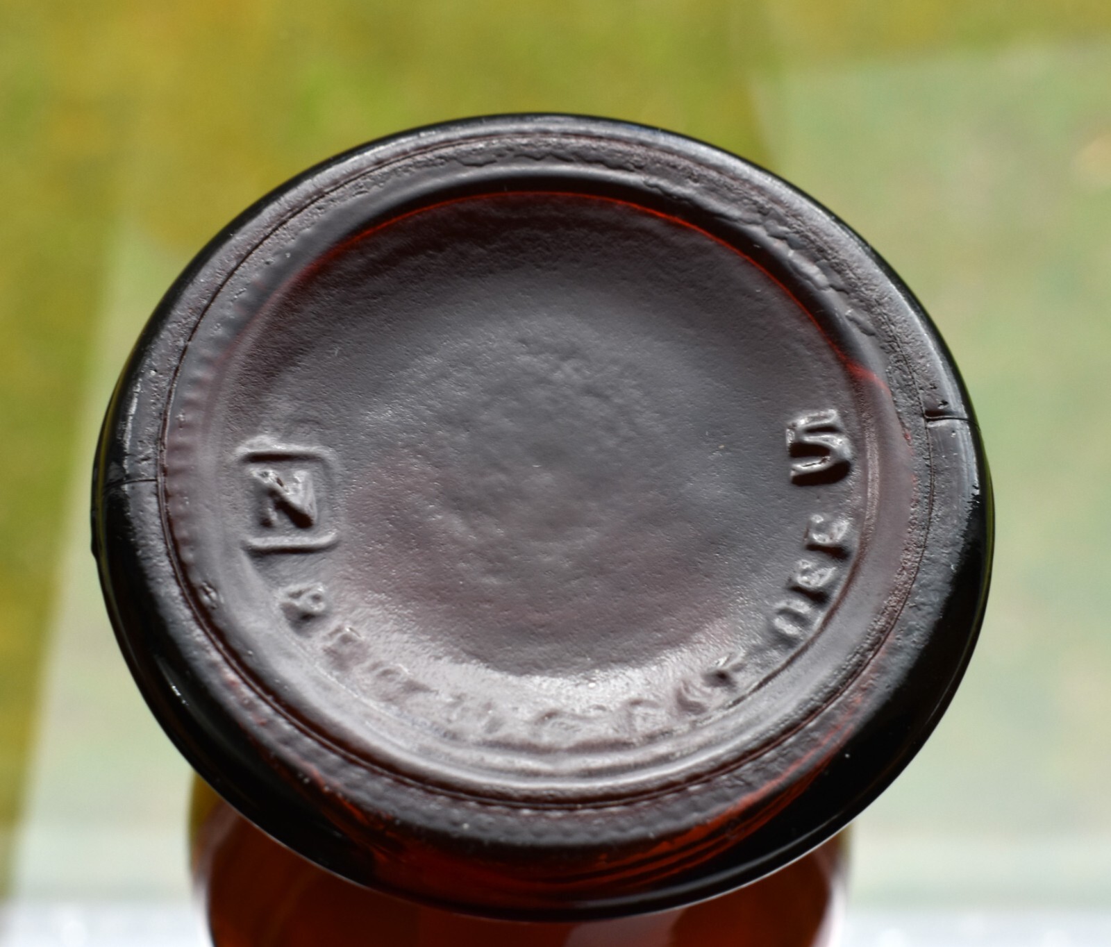 VINTAGE 1960S MICHELOB AMBER BROWN FOOTED BEER BOTTLE EMPTY Obear ...