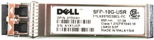 Dell 7D64H ASSY XCVR SFP-10G-USR FTLX8570D3BCL-FC Transceiver Module | eBay
