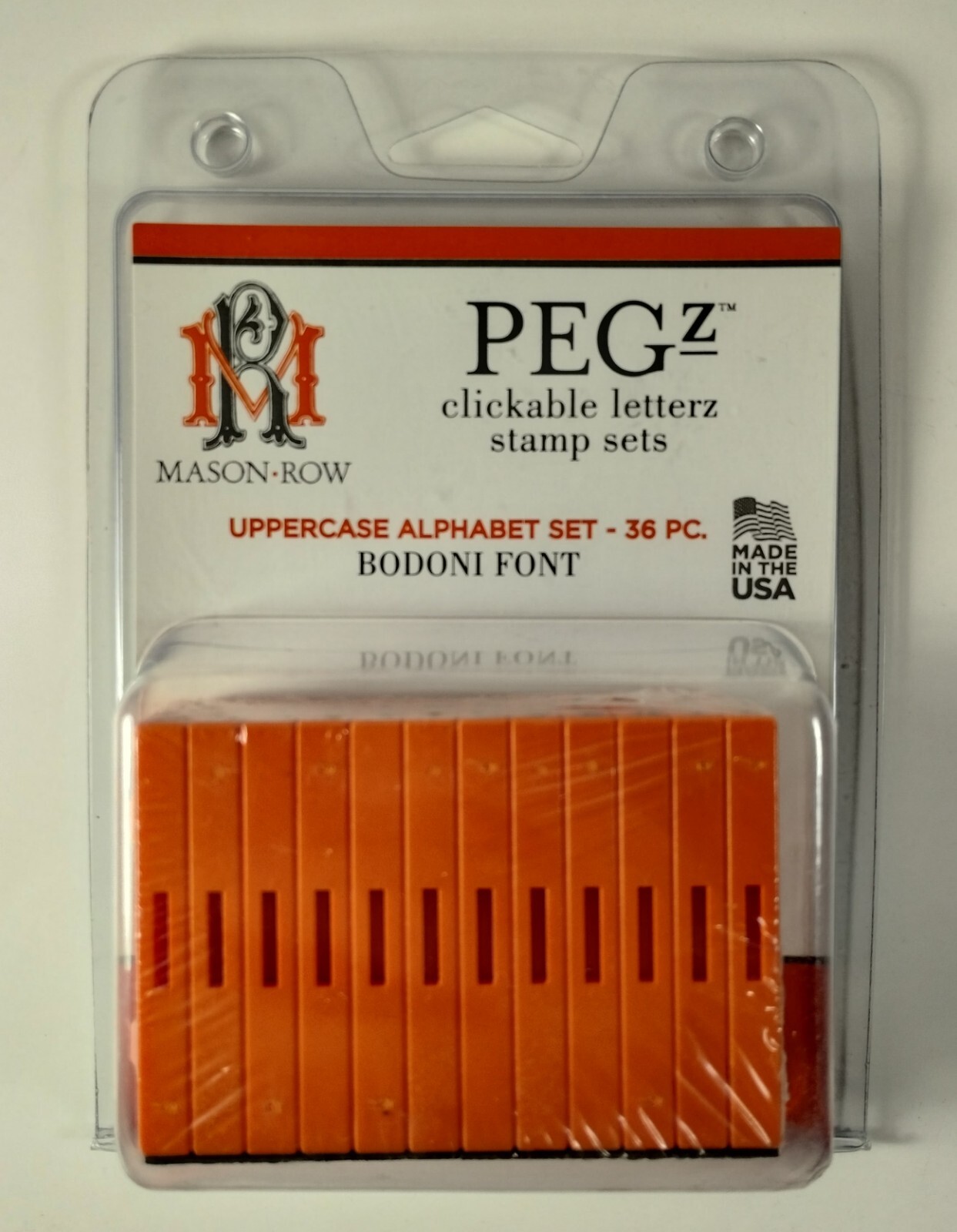 Pegz Clickable Letters Stamp Sets Uppercase | Grelly USA