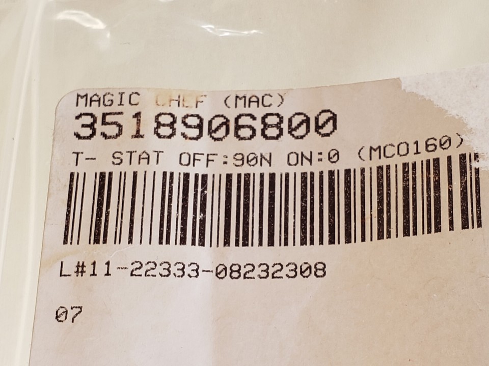 Magic Chef Microwave M: MCO165UB High Limit Thermal Cutoff/Fuse ...