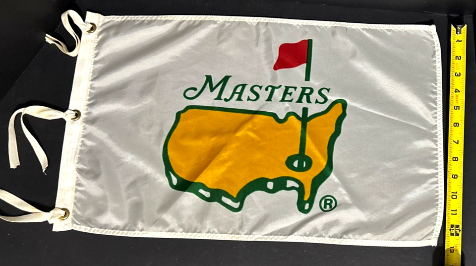 1993 Masters Golf Tournament White Pin Flag 1st Souvenir Master Flag ...