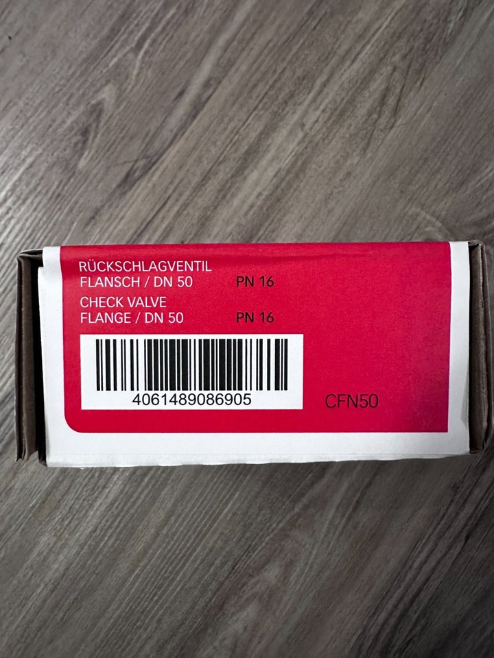 Cosmo Rückschlagventil PN 16 Flansch /DN-50 - CFN50 - Neu | eBay.de