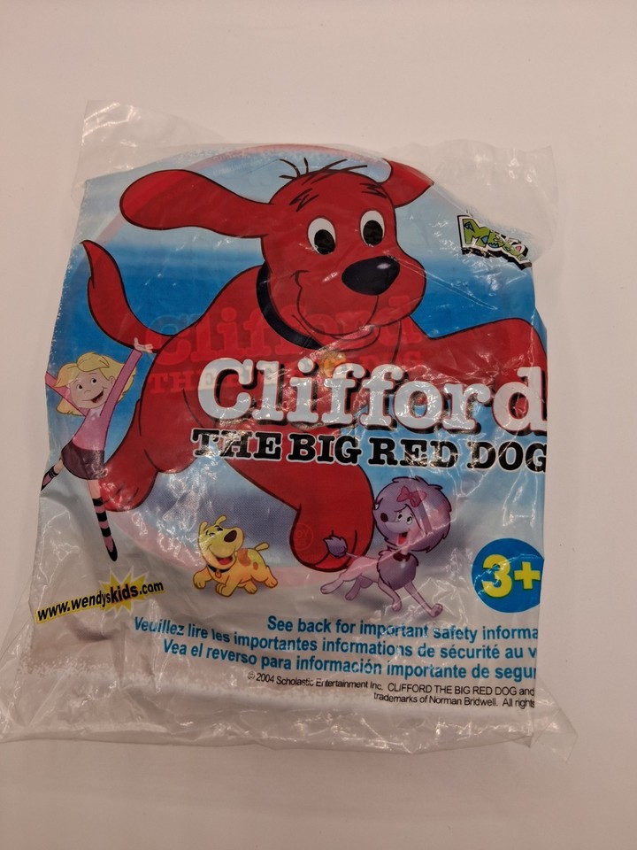 Wendys Kids Meal Toys 2003 Clifford the Big Red Dog Crazy Eights Card ...