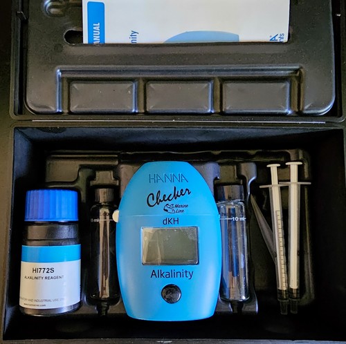 Hanna Checker Marine Alkalinity dKH HI772 W/ Box & Reagent | eBay