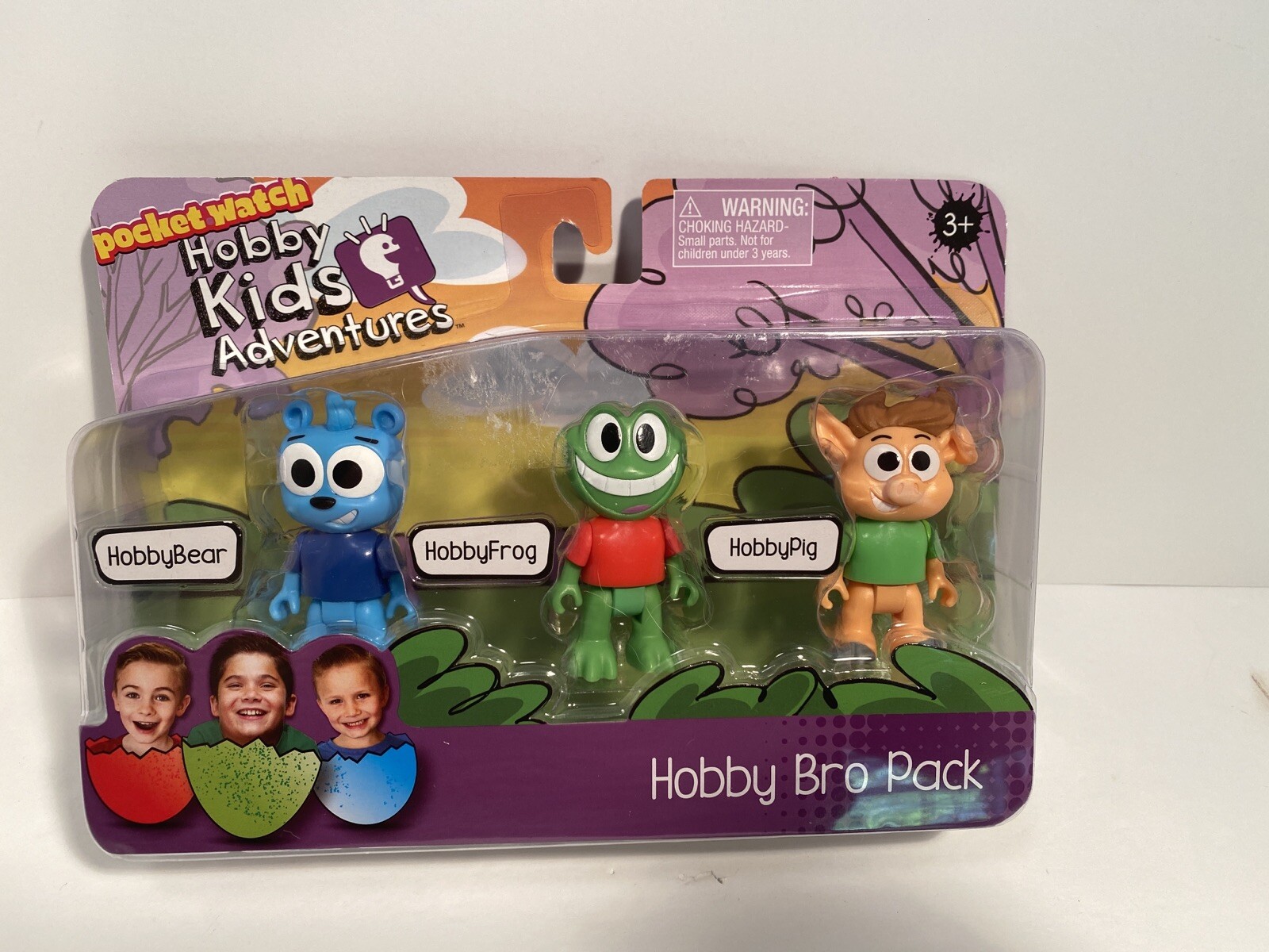 Hobby Kids Adventures HOBBY BRO PACK 3 Figures HobbyBear Frog Pig NEW 2019 NIP | eBay