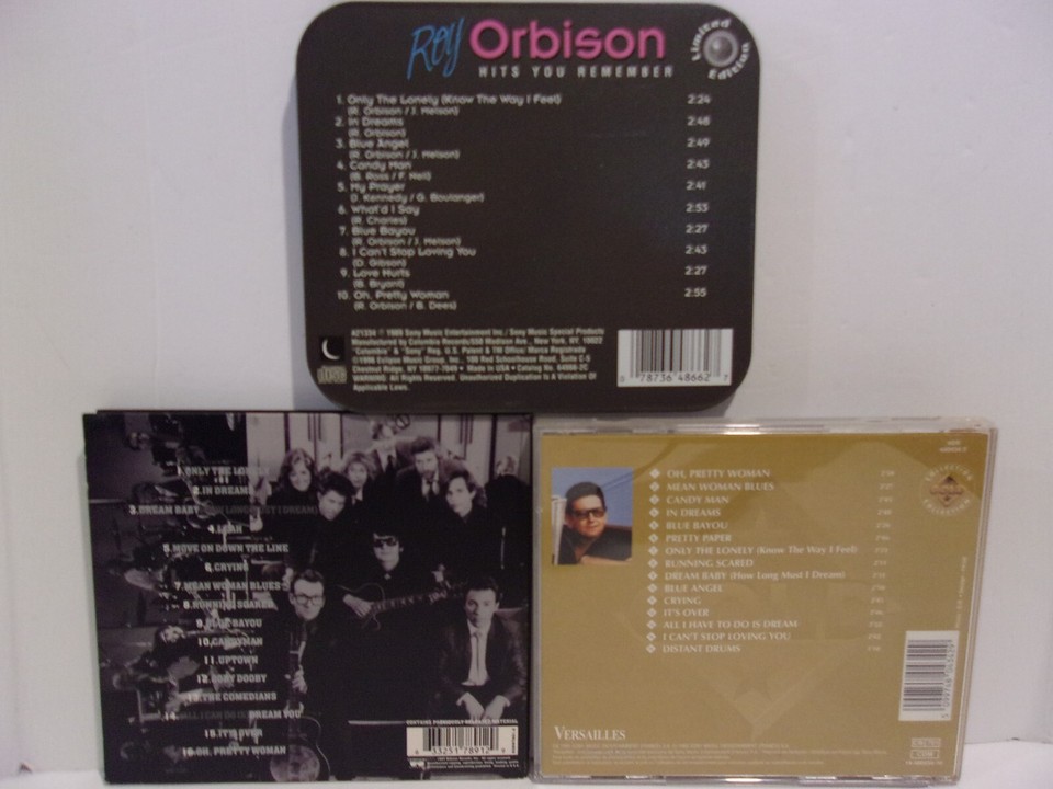 roy orbison 15 cds hits/ live/classics/best collection rare vintage lot ...