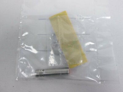 IFM Efector IFS204 Inductive Sensor, 4 mm Range, M12 Flush, PNP-NO, 10 ...