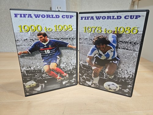 Lot FIFA World Cup DVD 1978 to 1986 & 1990 To 1998 Maradona Argentina ...