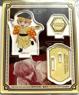 Kimetsu Yaiba Demon Slayer x Tokyu Hotel Acrylic Stand Figure Zenitsu ...