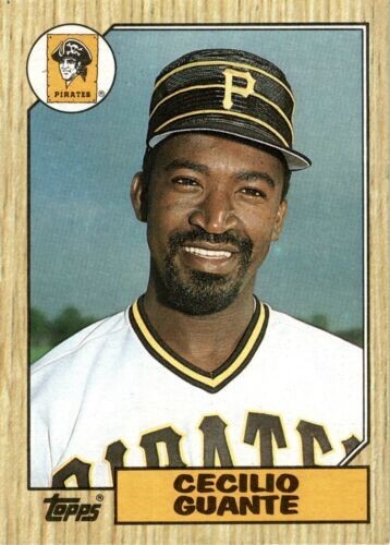 1987 Topps #219 Cecilio Guante Pittsburgh Pirates FREE shipping | eBay