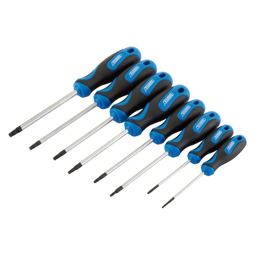 Draper Torx Star Security Soft Grip Screwdriver Set 8 Piece Blasted ...