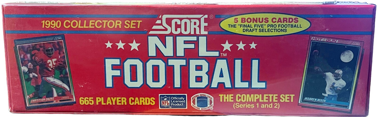 1990 Score NFL Football Factory Sealed Complete 665 Card Set -Series 1 ...
