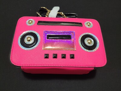 Brand New Pink Radio Purse/Crossbody with Strap 9Lx5Hx3W | eBay