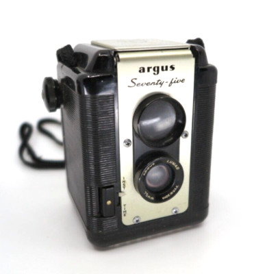 Argus Super Seventy-Five Twin Lens Reflex Film Camera with Case | eBay