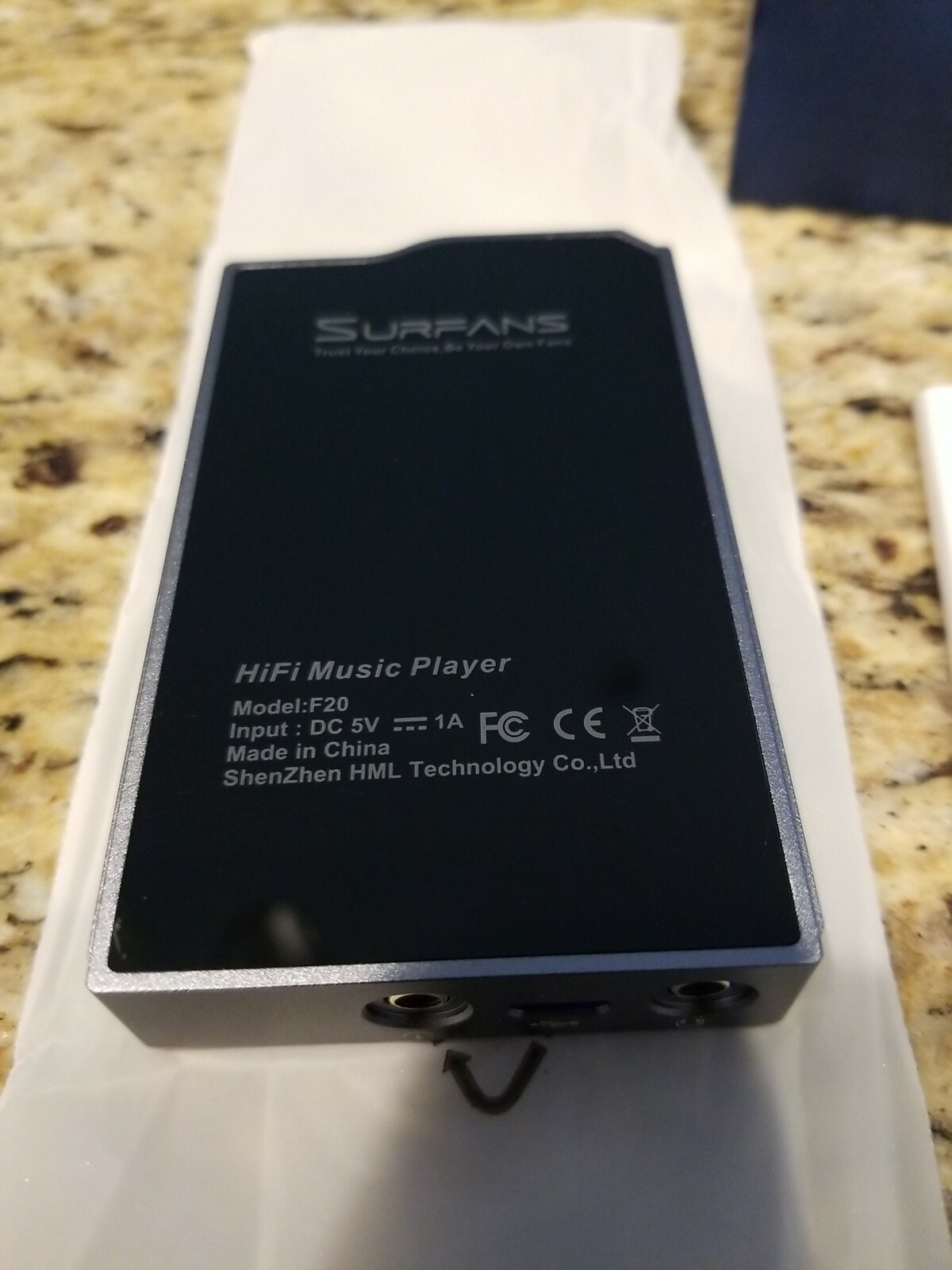 Surfans F20 HiFi MP3 Player with Bluetooth, Lossless DSD High ...