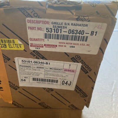 Genuine Toyota Grille Assembly 53101-06340-B1 | eBay