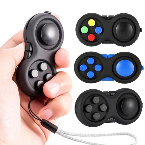Fidget Game Controller Pad Cam Fidget Pad Cube Anxiety Stress Relief ...