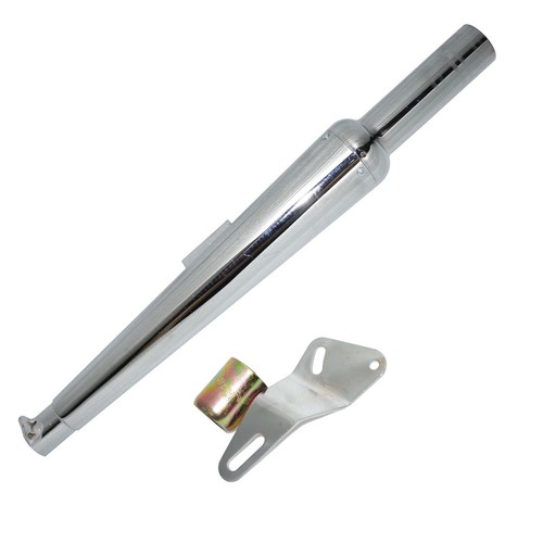 Fits Royal Enfield Glass Wool Goldstar Type Exhaust Silencer W/o Baffle ...