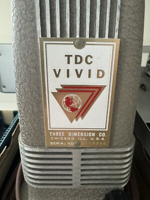 Vivid TDC- Model A Projector - Vintage | eBay