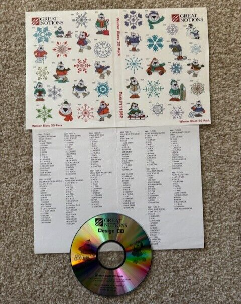 Great Notions Embroidery Design Collection: You Choose Disc (CD-Rom) | eBay