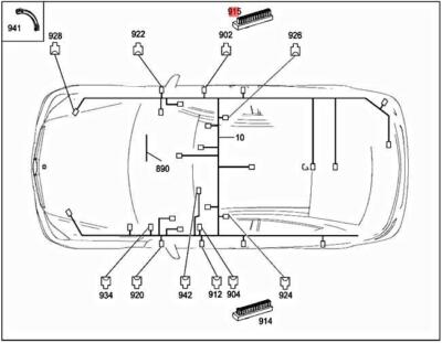 Genuine MERCEDES BBDC 906 C204 S204 Distributor block 0055461040 | eBay