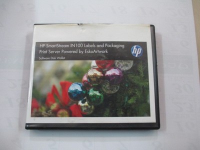 HP Indigo SmartStream IN100 Labels & Packaging Software Disk Wallet ...