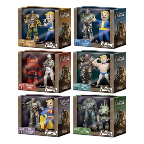 Syndicate Collectibles Fallout assortiment pack 2 figurines 7 cm (6) | eBay