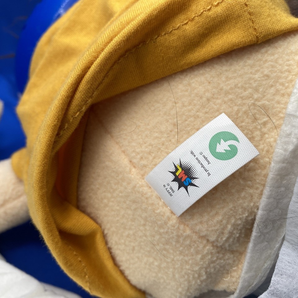 Jeffy Puppet SML, Puppet With Helmet, Shoes, Shirt, Pencil, Diaper, Bag ...