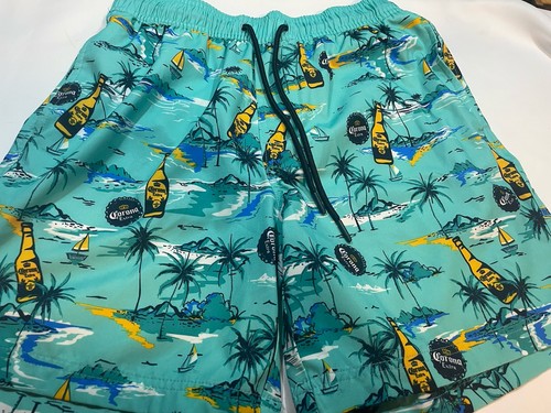 NWT Corona Beer Board Swim Trunks Size S (28-30) Inside Lining Side ...