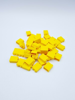 LEGO LOT 50 X BRICK 1X2X2 JAUNE REF 3245 / 4121625 *NEUF* | eBay
