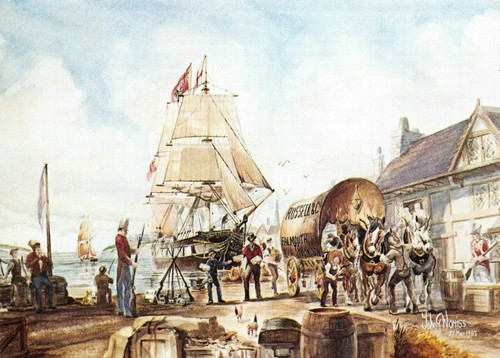 Art Carte Postale, Falmouth Paquet Francis Freeling 1817 par John ...